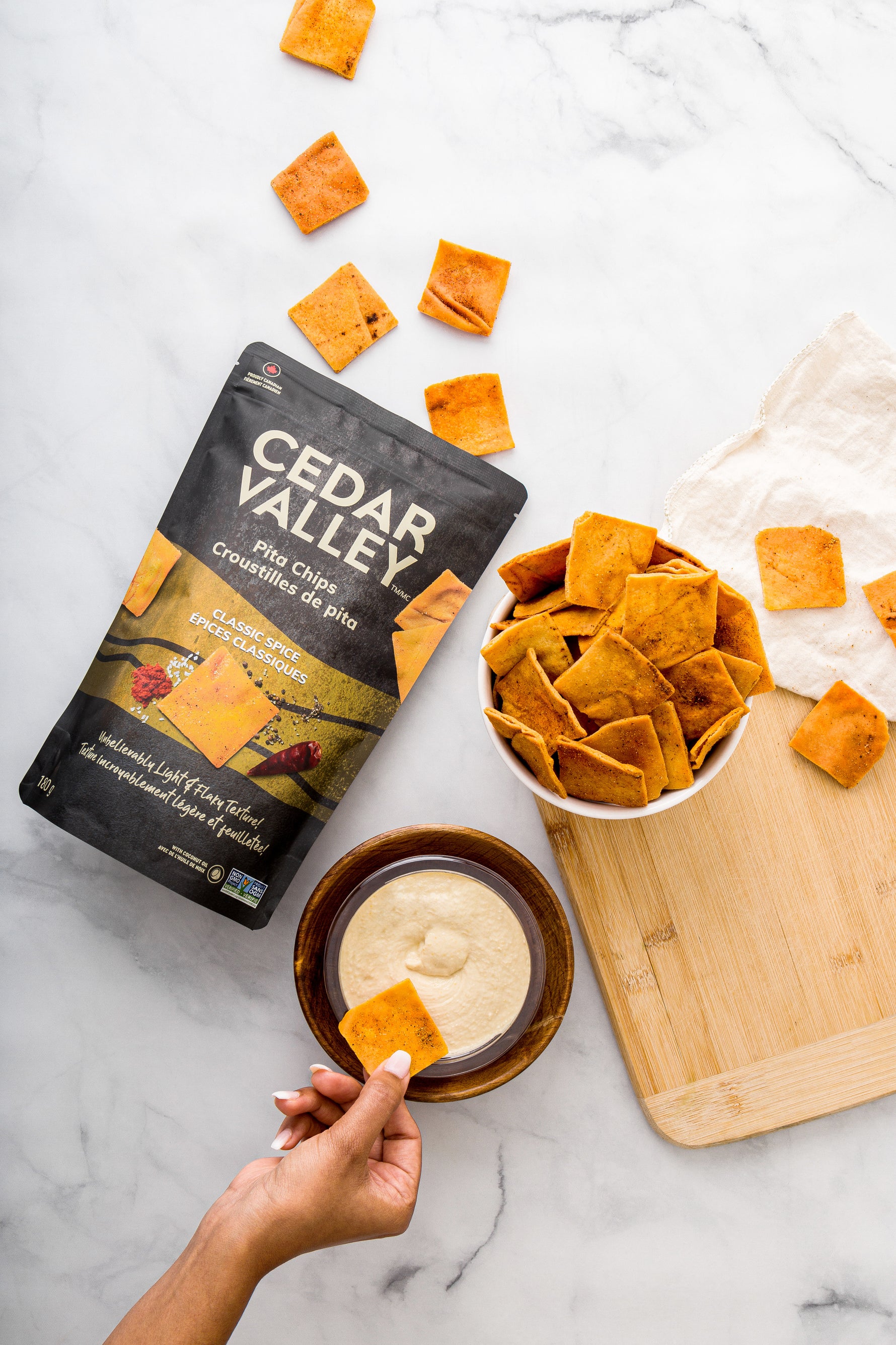 Authentic Style Pita Chips made with 100% Coconut Oil – Cedar Valley